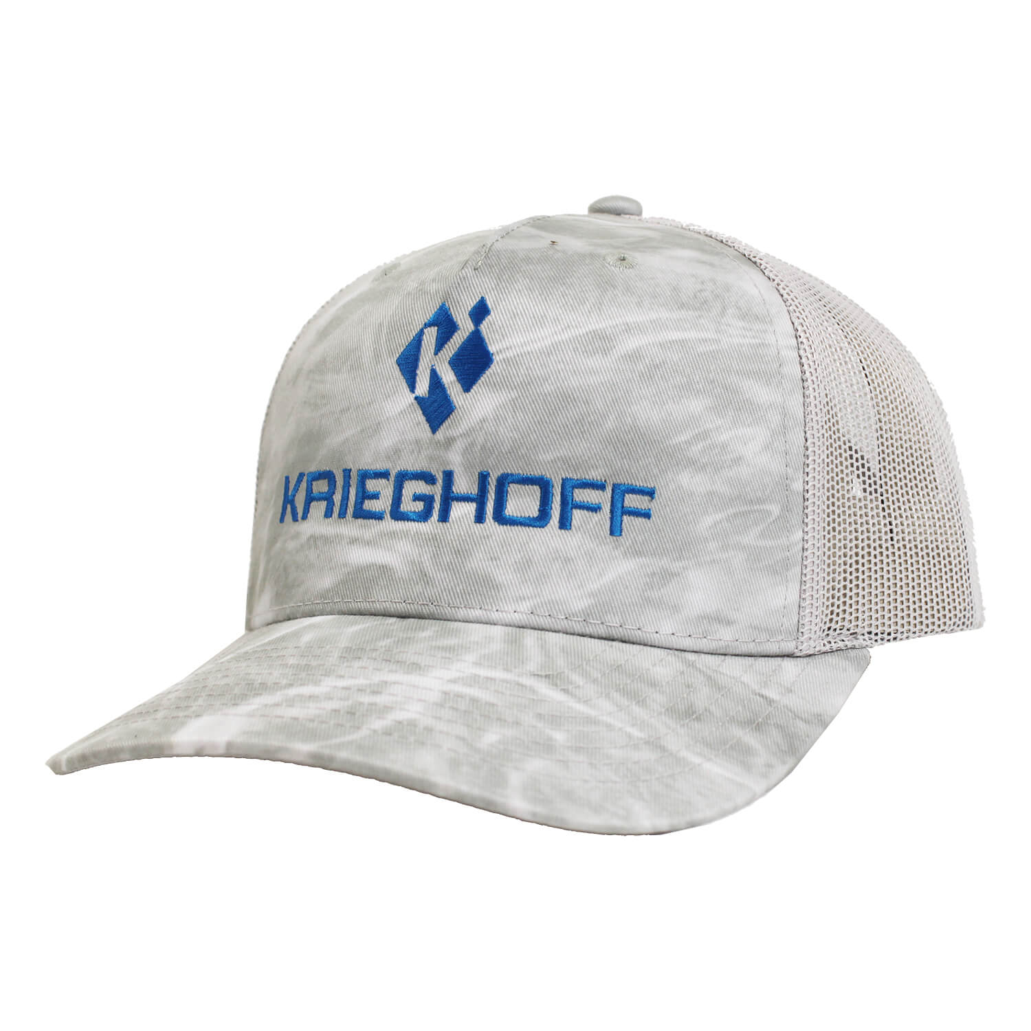 Krieghoff "Richardson" Trucker Hat, Mossy Oak Elements Bonefish/Light ...